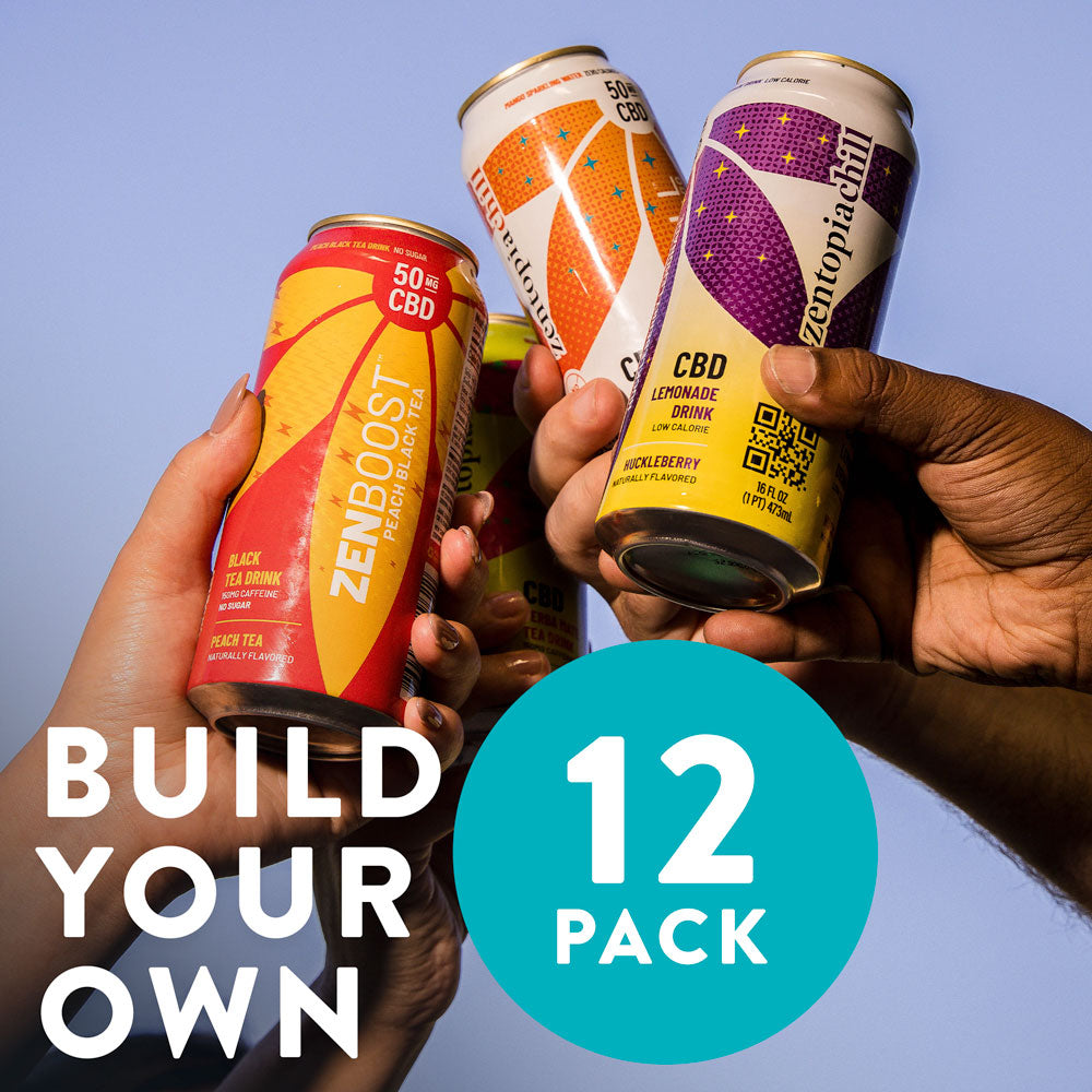 Zentopia CBD Beverages | Build Your Own CBD Drink Pack