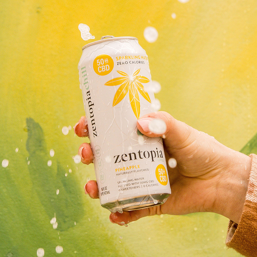 Zentopia - 50mg CBD Beverages that taste so good you can feel it.
